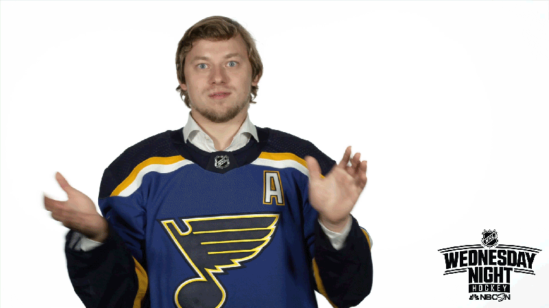 St Louis Blues Good Job GIF by NHL on NBC Sports - Find & Share on GIPHY