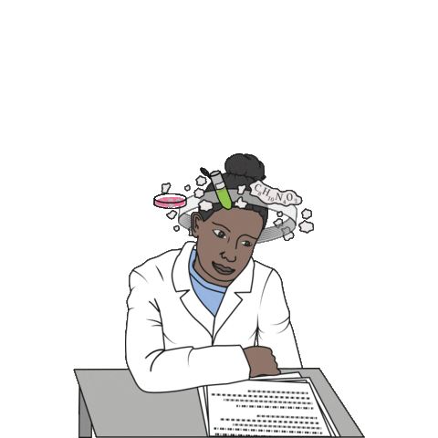 Reading Studying Sticker by eppendorf for iOS & Android | GIPHY