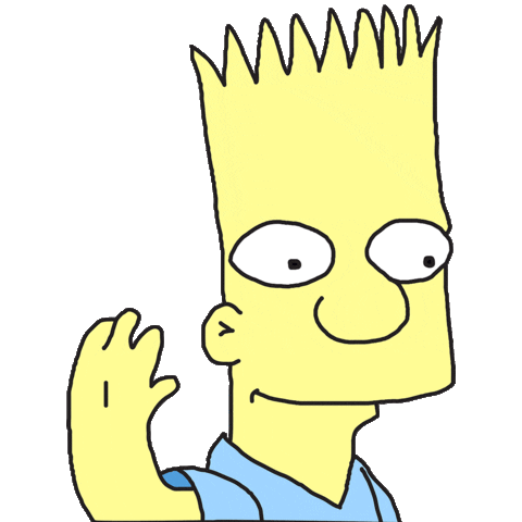 The Simpsons Hello Sticker by doña batata for iOS & Android | GIPHY