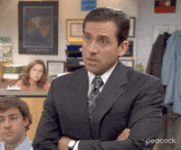 Michael Scott Angry Gif