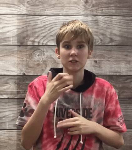 American Sign Language Good Luck