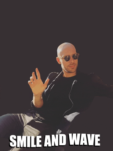 Wave Smile GIF by AlbinFredy - Find & Share on GIPHY