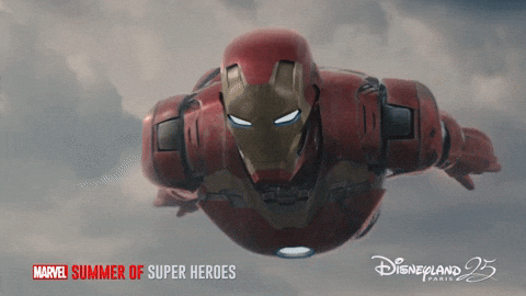 Flying Iron Man Animated Gif