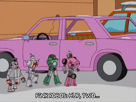 Pink Robots GIFs - Get the best GIF on GIPHY