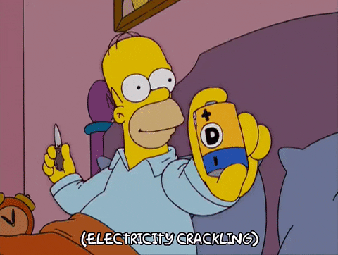 Homer Simpson Bed GIF - Find & Share on GIPHY