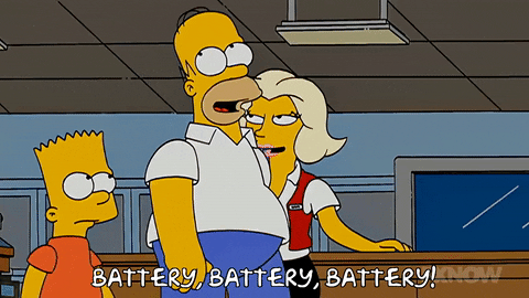 Battery-batteries GIFs - Get the best GIF on GIPHY