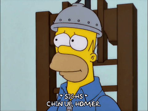 Scared Homer Simpson GIF - Find & Share on GIPHY