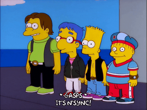 Nsync-simpsons GIFs - Get the best GIF on GIPHY