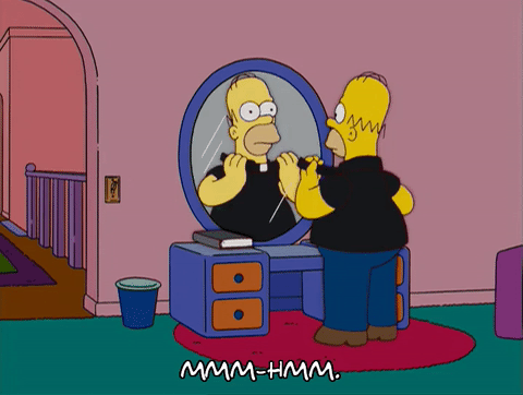 Dressing Homer Simpson GIF - Find & Share on GIPHY
