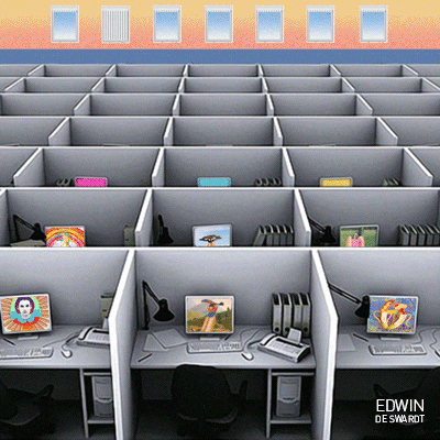 The Office Cubicle GIF by NonaRyder - Find & Share on GIPHY