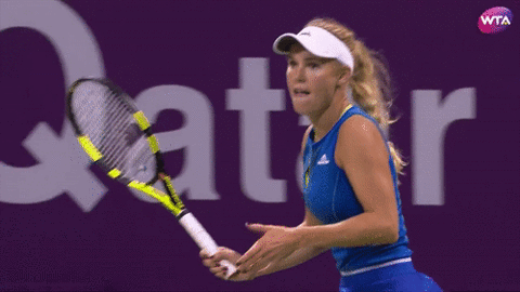 Caroline Wozniacki GIF by WTA - Find & Share on GIPHY