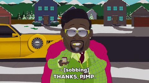 South Park Butters Pimp Gif