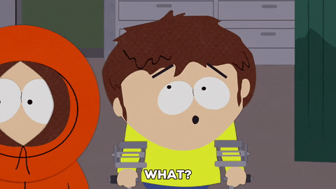 Kenny Mccormick Panic GIF by South Park - Find & Share on GIPHY