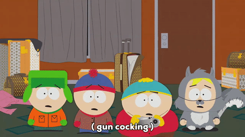 Eric Cartman Gun GIF by South Park - Find & Share on GIPHY