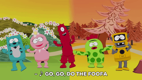 Yo Gabba Gabba Foofa South Park