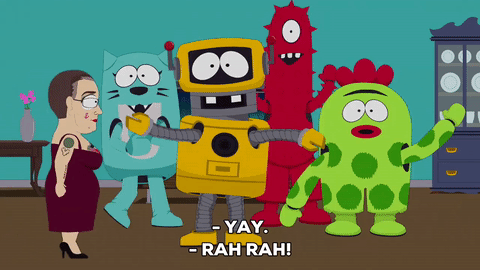 Yo Gabba Gabba Costumes GIF by South Park - Find & Share on GIPHY