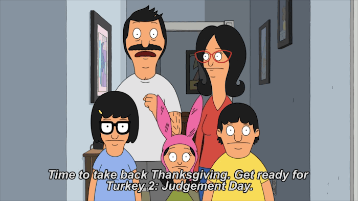 Turkey 2 Fox GIF by Bob's Burgers - Find & Share on GIPHY
