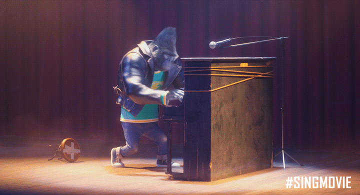 Piano Johnny GIF by Sing Movie - Find & Share on GIPHY