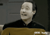 Star Trek Data Laughing Gif