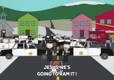 Run Police GIF by South Park - Find & Share on GIPHY