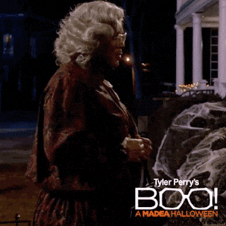 Tyler Perry Flash GIF by Boo! A Madea Halloween - Find & Share on GIPHY