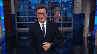 Colbert Slow Smile Gif