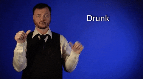 Drunk Sign Language GIF by Sign with Robert - Find & Share on GIPHY
