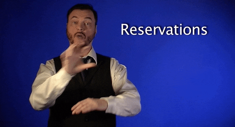 Sign Language Reservations GIF by Sign with Robert - Find & Share on GIPHY