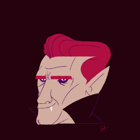 Halloween Vampire GIF by Emory Allen - Find & Share on GIPHY