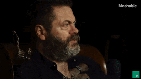 Nick Offerman Beard Gif