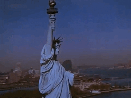 Statue Of Liberty Nyc GIF by Warner Archive - Find & Share on GIPHY