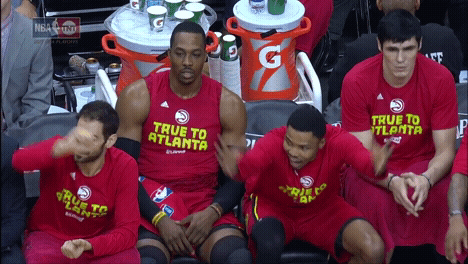Atlanta Hawks Bench Reaction GIF by NBA - Find & Share on GIPHY