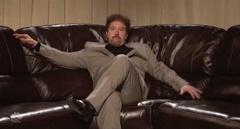 Sitting On Sofa Gif | Baci Living Room