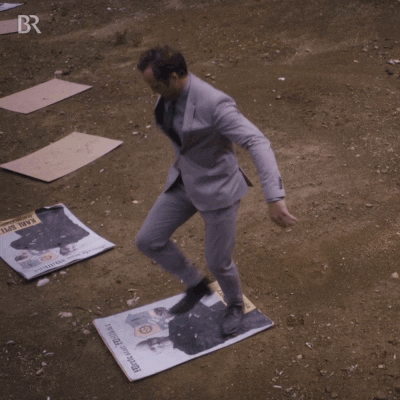 Jump Stepping GIF by Bayerischer Rundfunk - Find & Share on GIPHY