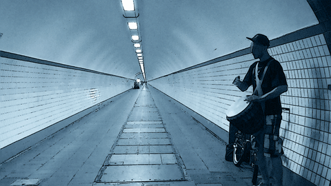 Drumming Street Music GIF by Kitsune Kowai - Find & Share on GIPHY