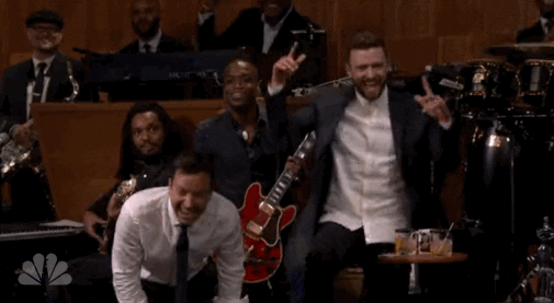 New trending GIF tagged dancing jimmy fallon excited… | Trending Gifs