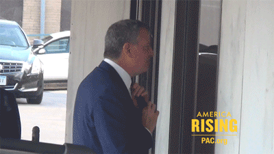 Adjust Bill De Blasio GIF by America Rising PAC - Find & Share on GIPHY