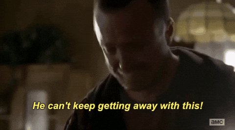 Aaron Paul He Cant Keep Getting Away With This Gif By Breaking Bad