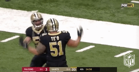 New Orleans Saints Football GIF by NFL - Find & Share on GIPHY