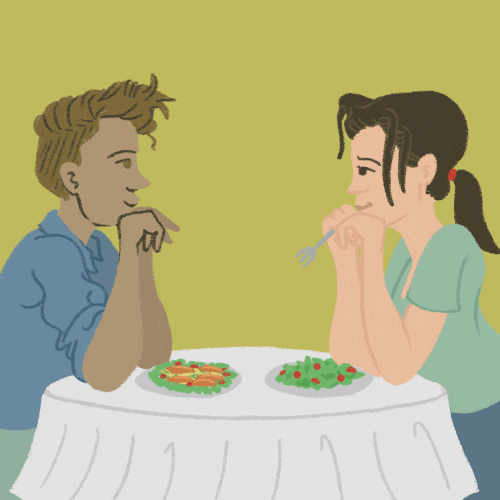 Couple Dinner GIF by JLRReyes - Find & Share on GIPHY
