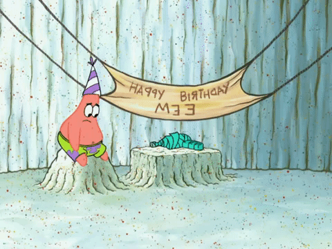 Patrick Star Happy Birthday Gif