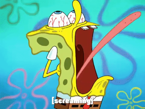 Spongebob Screaming Gif