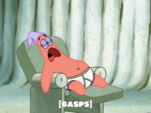 Patrick Star Sleeping Gif