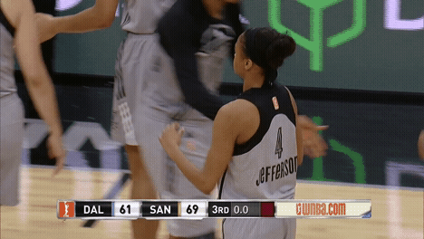 Happy San Antonio Stars GIF by WNBA - Find & Share on GIPHY