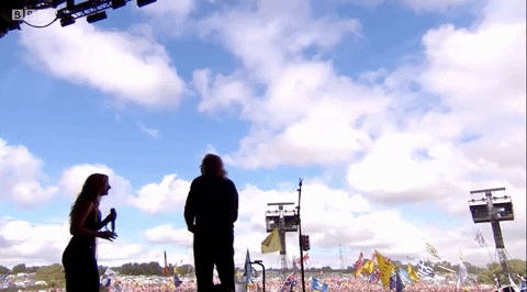 Barry Gibb GIF by Glastonbury Festival 2017 - Find & Share on GIPHY