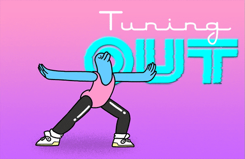 Loop Tuning Out GIF by Jason Clarke - Find & Share on GIPHY