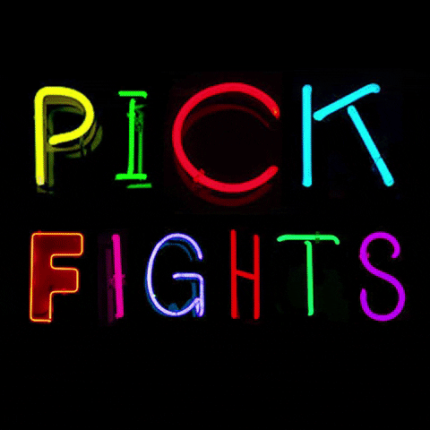 Pick Fights GIFs - Get the best GIF on GIPHY
