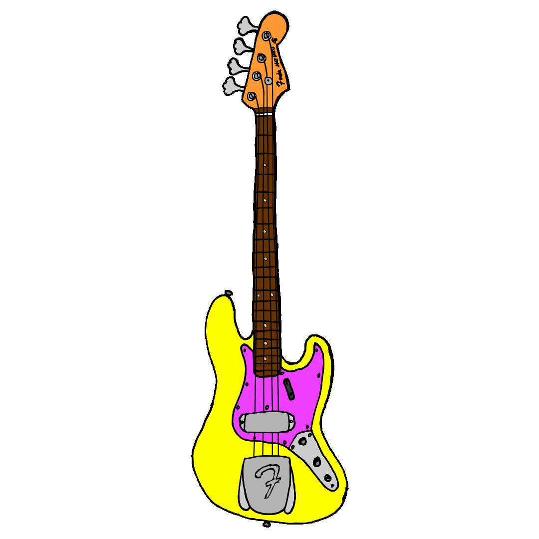 Guitar Bass Sticker By Brokeguitars For Ios And Android Giphy