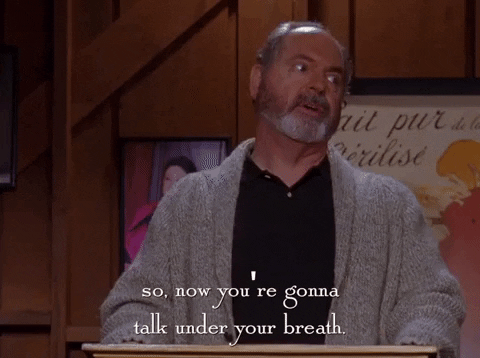 Talking-under-your-breath GIFs - Get the best GIF on GIPHY
