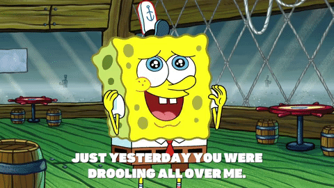 Spongebob Drooling Gif